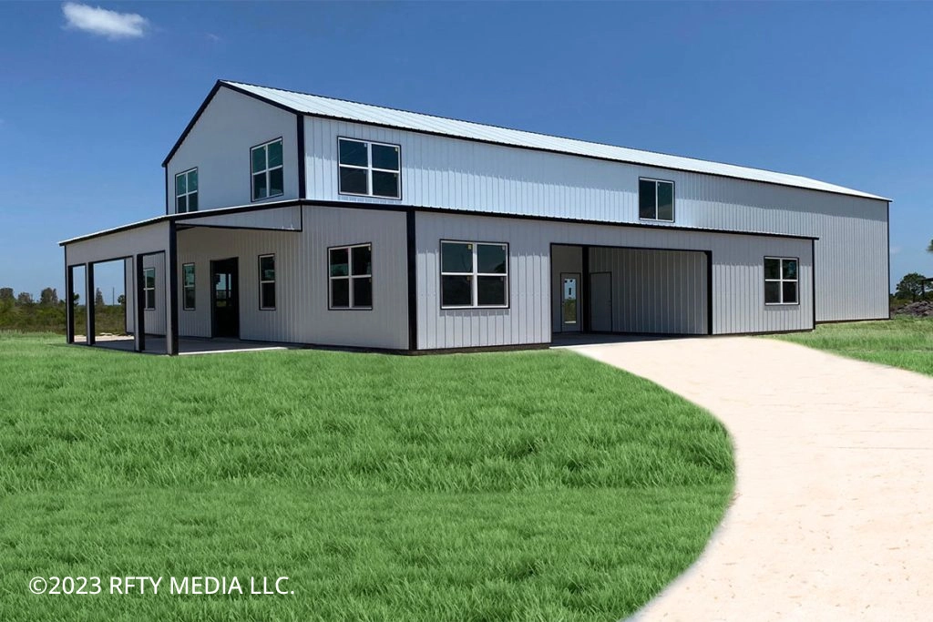 30x100 Delivered & Installed Florida Barndominium - Steel Buildings ...