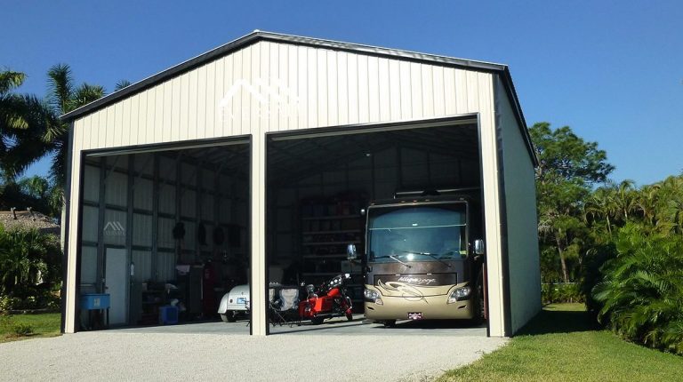 Steel Garages, RV Shelters, Barns and Storage Buildings