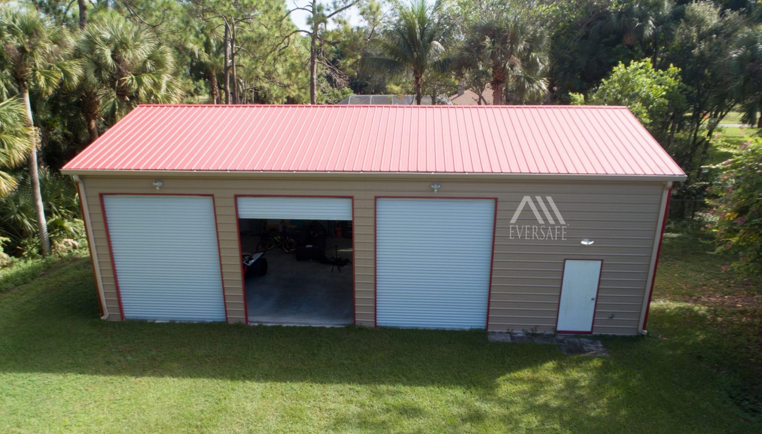 Loxahatchee 30x50 Metal Building- Local Florida Steel Garages