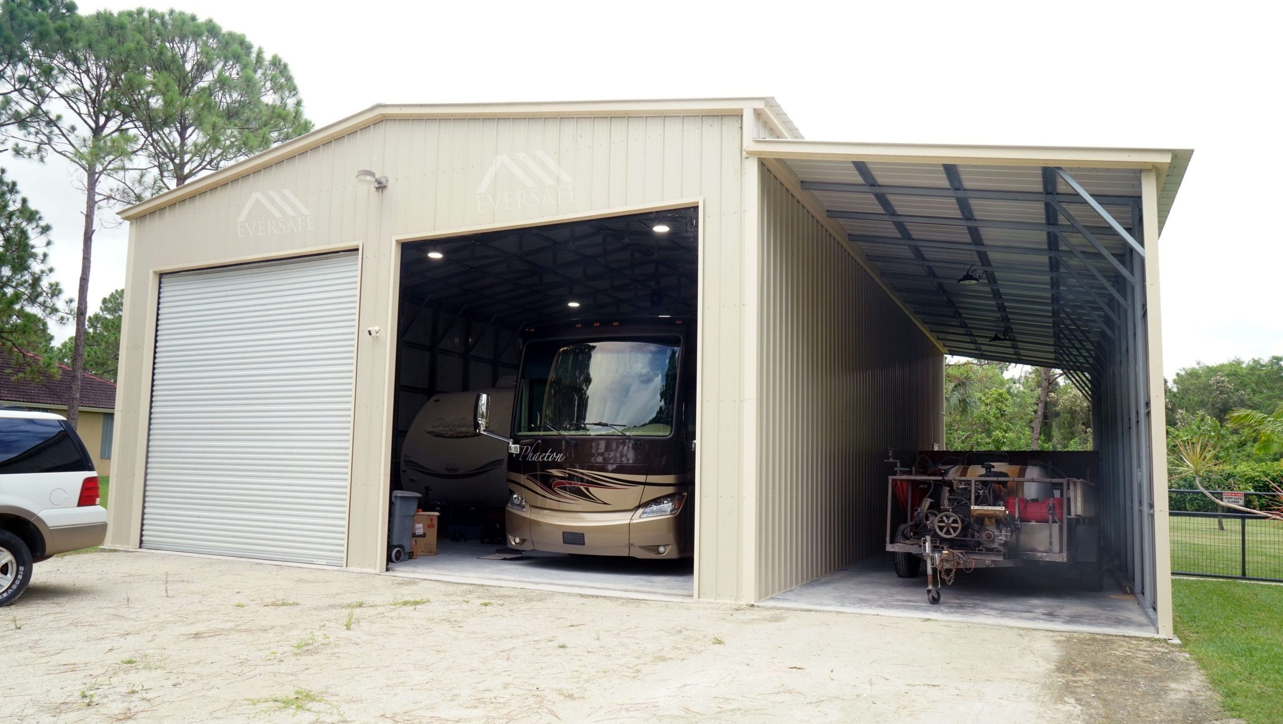 Loxahatchee 30x40 Steel Garage- Local Florida Metal Buildings